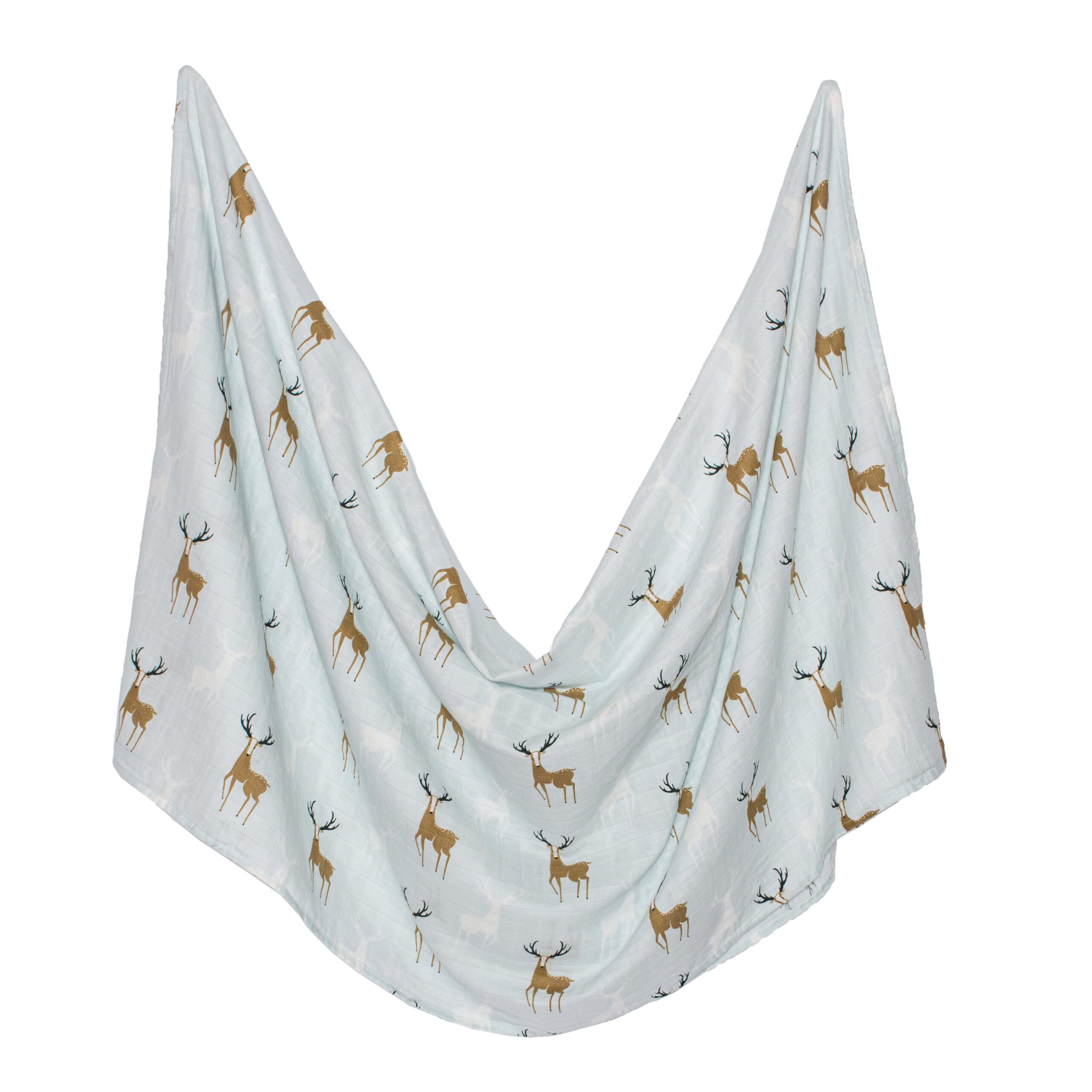 Organic Cotton Swaddle - Striking Stag - Tinker Tot Baby